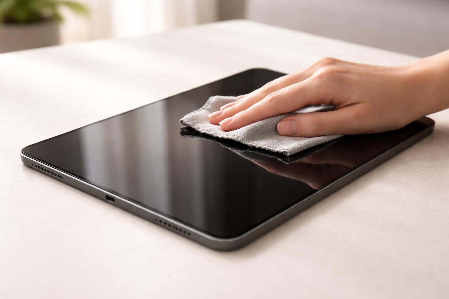Tablette : enlever traces de doigts sans rayer l’écran